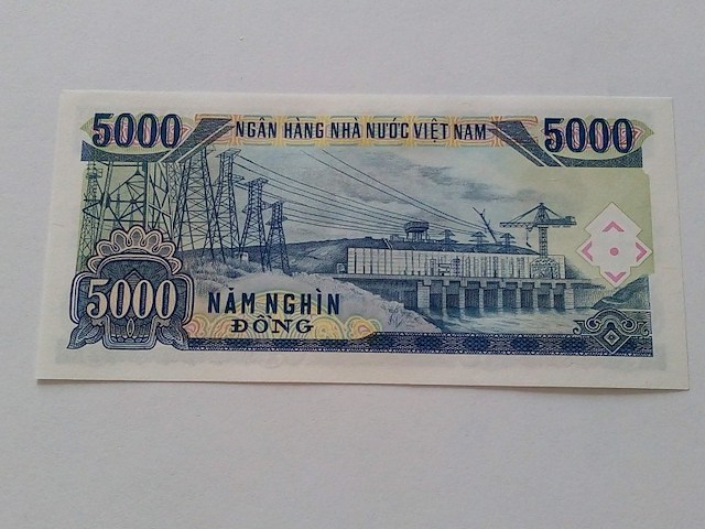 5000 Đong 1991.g - Vijetnam - ODLIČNA -