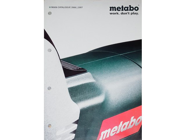 Katalog Alata `Metabo` Germany 2006/2007