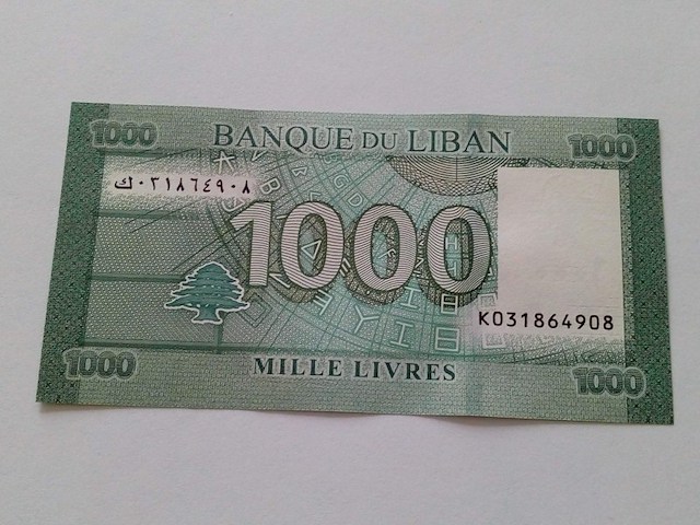 1000 Livres - Liban - ODLIČNA -