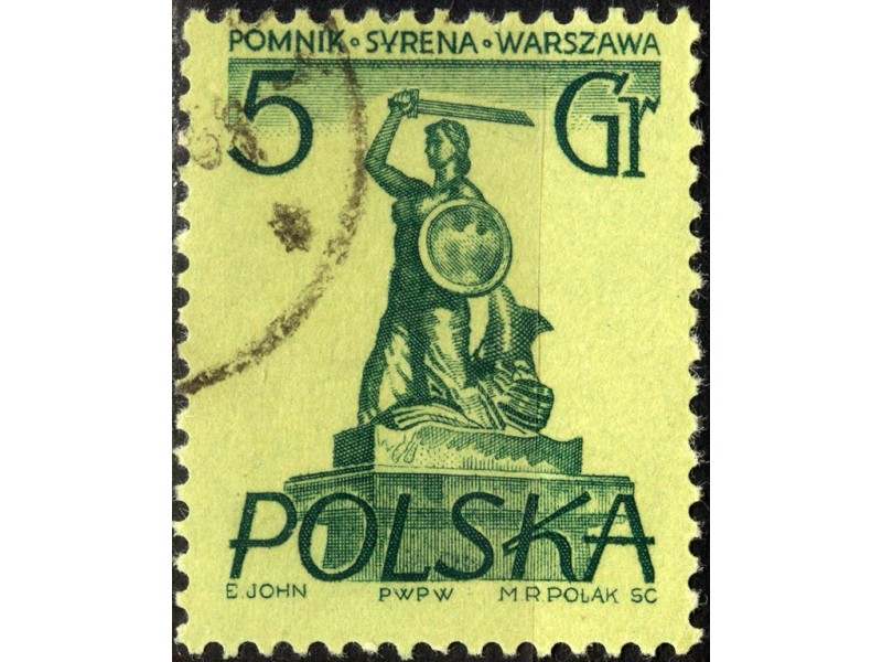 kt083b, 17. maj.1955. Polska Mi907(-o-) 1/8