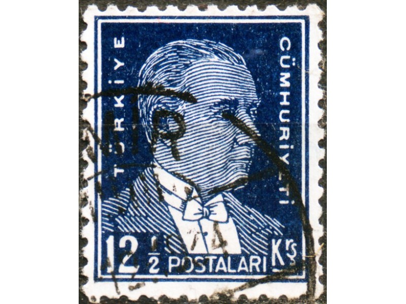 kt083q, okt.1931. Tuirkiye Mi956x(-o-)1/19