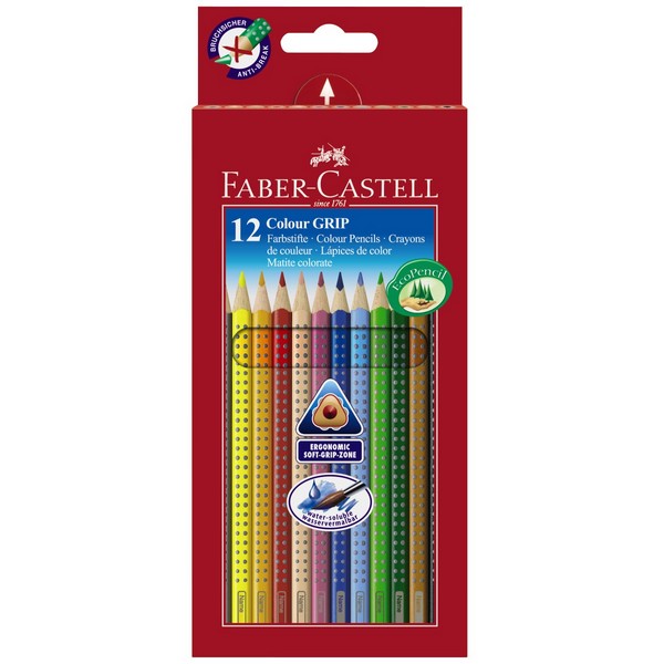 Faber-Castell FC BOJICE DRVENE 1/12 GRIP 112412