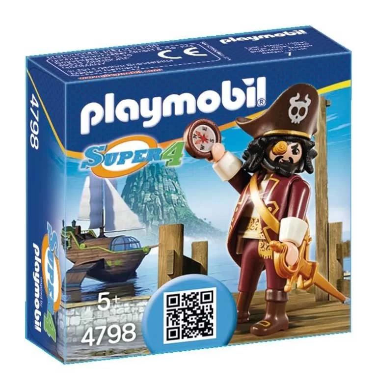 Playmobil Super 4: Pirat Ajkulobradi
Playmobil Super 4: Pirat Ajkulobradi