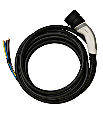 Kabl za punjenje tipa 2, trofazni 32A, dužine 5 m
Replacement charging cable for charging stations