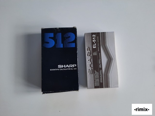 Sharp EL-512 kutija + uputstvo