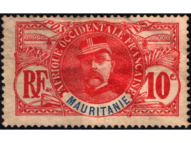 kt406s  1906-7  MauritanieFr  Mi5(*) 1/16