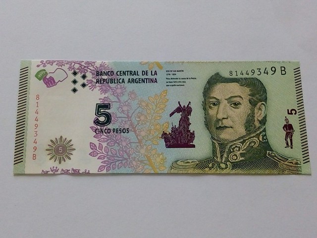 5 Pezosa 2015.g - Argentina - ODLIČNA -