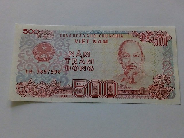 500 Đong 1988.g - Vijetnam - ODLIČNA -