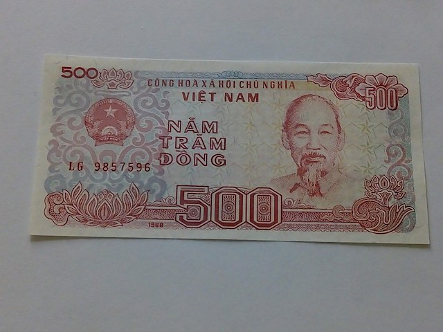 500 Đong 1988.g - Vijetnam - ODLIČNA -