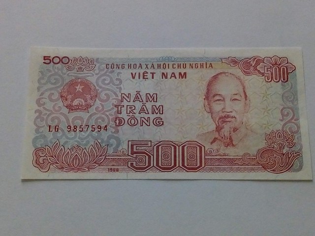 500 Đong 1988.g - Vijetnam - ODLIČNA -