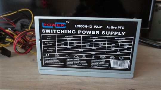 LC Power Black 600W Jako kvalitetno