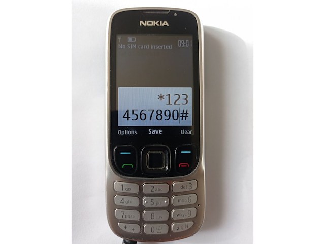 Nokia 6303c, silver, u očuvanom stanju