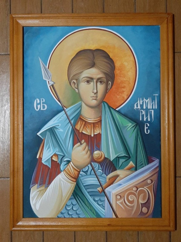Икона светог великомученика Димитрија Мироточивог