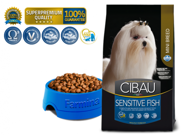 Cibau Suva hrana Superpremium Fish Sensitive Mini 800g