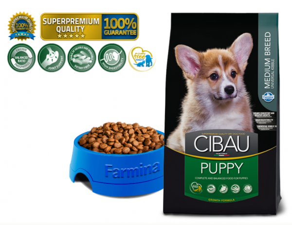 Cibau Suva hrana Superpremium Puppy Medium Formula 800g