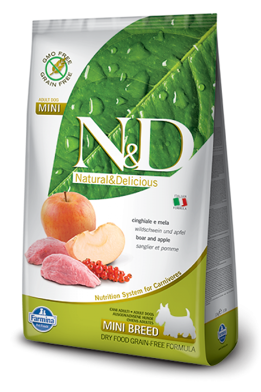 N&D Suva hrana Prime Mini Adult Boar&Apple 800g