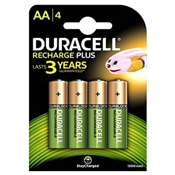 Duracell AA 2500mAh rechargable
