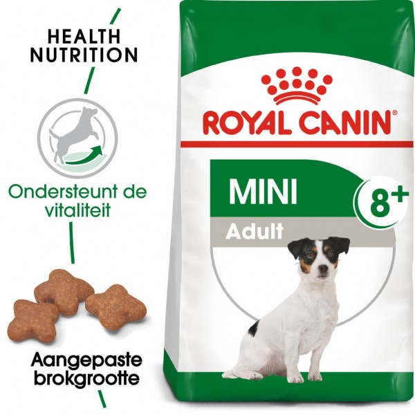 Royal Canin Mini Adult +8 - Suva hrana za pse 800gr.