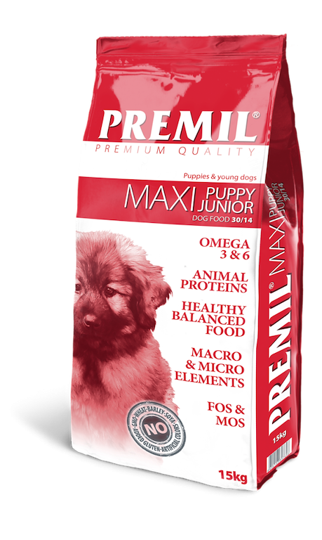 Premil Suva hrana Maxi Puppy-Junior 15Kg