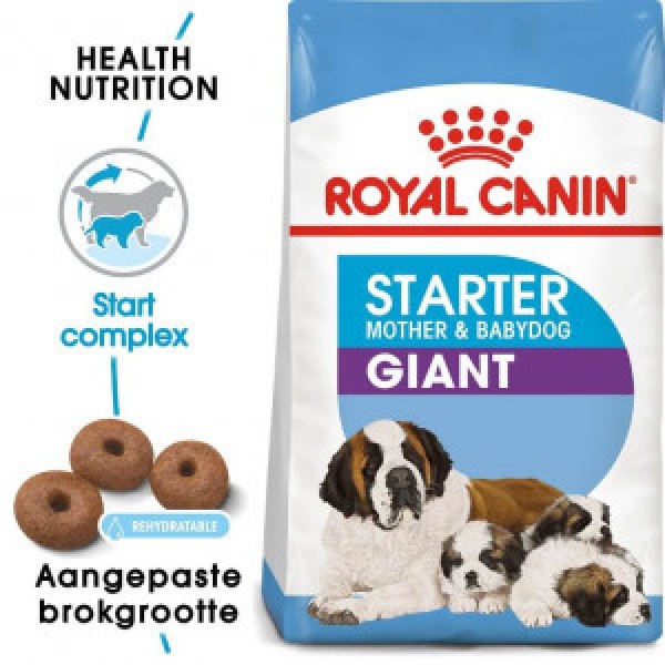 Royal Canin Suva hrana za štence Giant Starter 4kg.