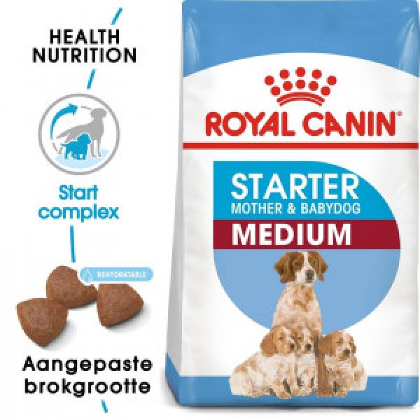 Royal Canin Suva hrana za štence Medium Starter 4kg.