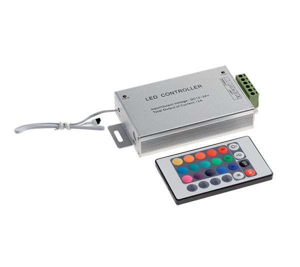 Infracrveni RGB kontroler 12V, 10A, 24 tastera ELMARK