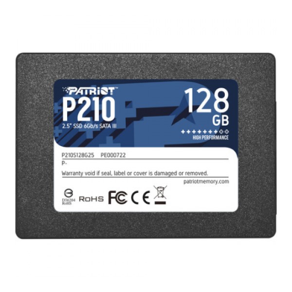 SSD 2.5 SATA3 128GB Patriot P210 530MBs/400MBs P210S128G25