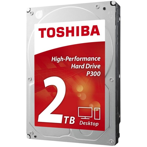 HDD desktop Toshiba P300 (3.5'' 2TB, 7200RPM, 64MB, NCQ, AF, SATAIII), bulk ( HDWD120UZSVA )