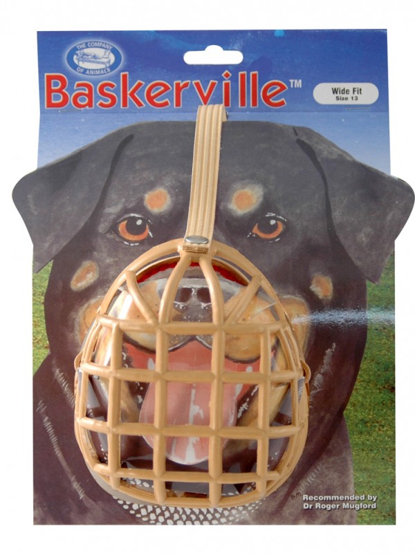 Baskerville brnjica-rotweiler