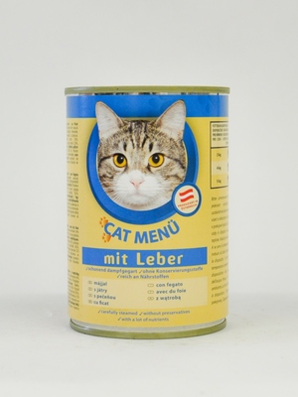 Cat Menu Vlažna hrana jetra 415g