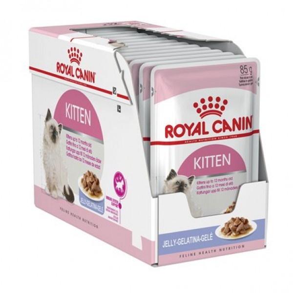 ROYAL CANIN Vlažna hrana za mačiće, komadići u želeu Kitten Instinctive in Jelly 85gr x 12kesica
