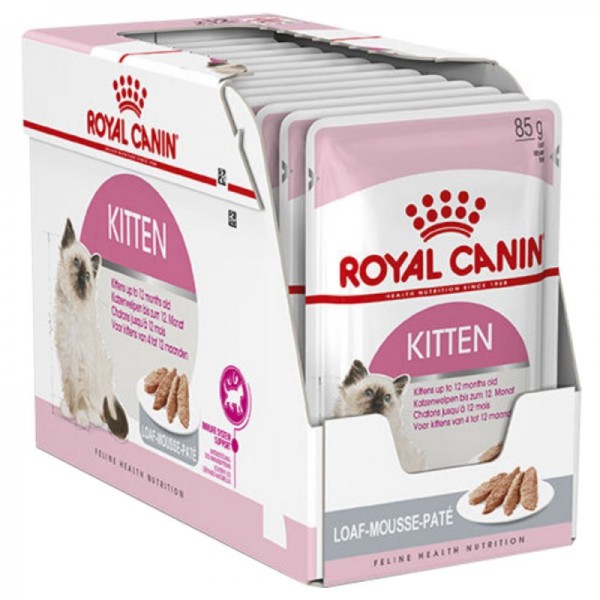 ROYAL CANIN Vlažna hrana za mačiće, u formi paštete Kitten Loaf 85gr x 12kesica