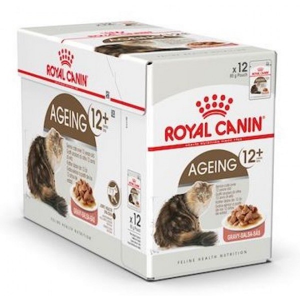 ROYAL CANIN Vlažna hrana za mačke preko 12 godina starosti, u sosu Ageing 85gr x 12kesica