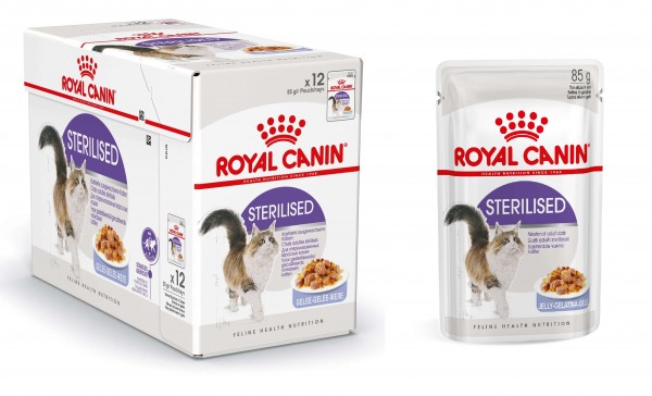 ROYAL CANIN Vlažna hrana za mačke Sterilised in jelly 85gr x 12kesica
