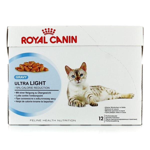 ROYAL CANIN Vlažna hrana za mačke preko 12 meseci starosti, komadići u sosu Ultra light 10 ( 85gr x 12kesica)