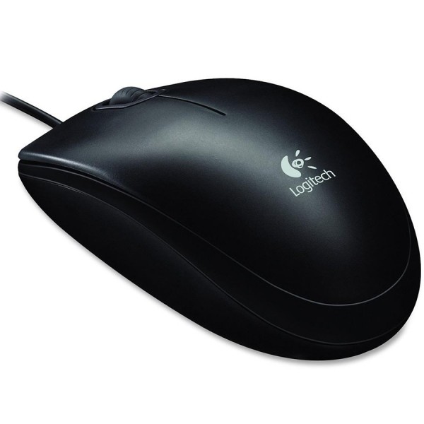 LOGITECH Corded Mouse B100 - Business EMEA - BLACK ( 910-003357 )