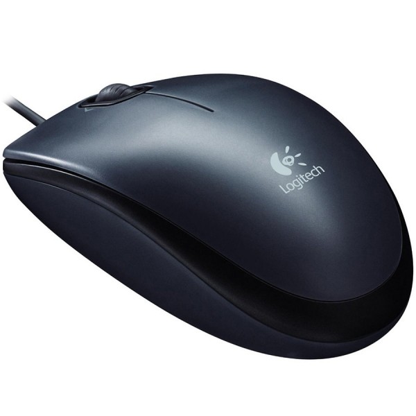 LOGITECH Corded Mouse M90 - EER2 - GREY ( 910-001794 )