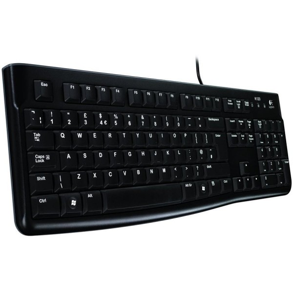 LOGITECH Corded Keyboard K120 - Business EMEA - Slovenian layout - BLACK ( 920-002642 )