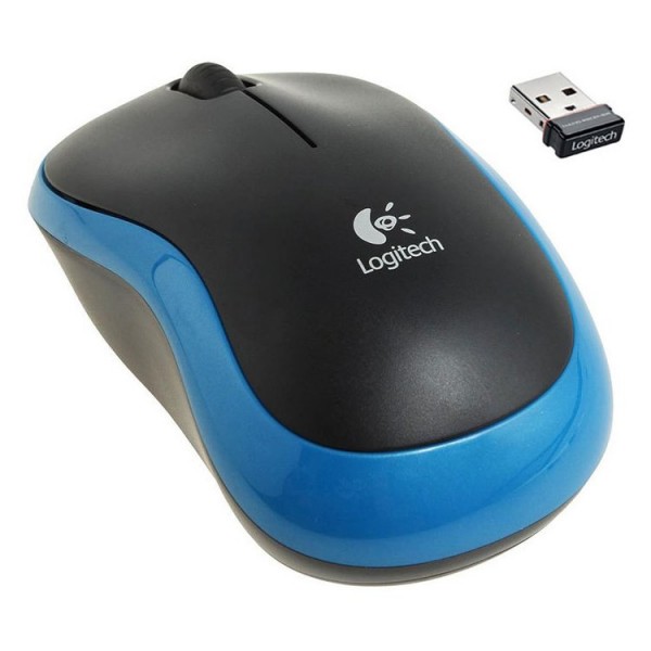 LOGITECH Wireless Mouse M185 - EWR2 - BLUE ( 910-002236 )