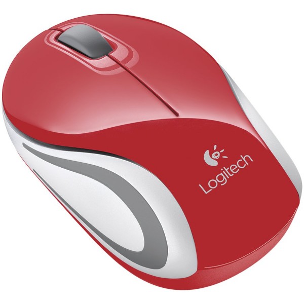 LOGITECH Wireless Mini Mouse M187 - EMEA - RED ( 910-002732 )
