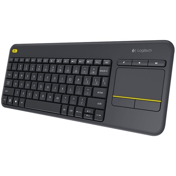 LOGITECH Wireless Touch Keyboard K400 Plus - EMEA - Slovenian layout - Black ( 920-008385 )