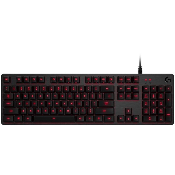 LOGITECH G413 Mechanical Gaming Keyboard - CARBON - US INTL - USB - INTNL - RED LED ( 920-008310 )