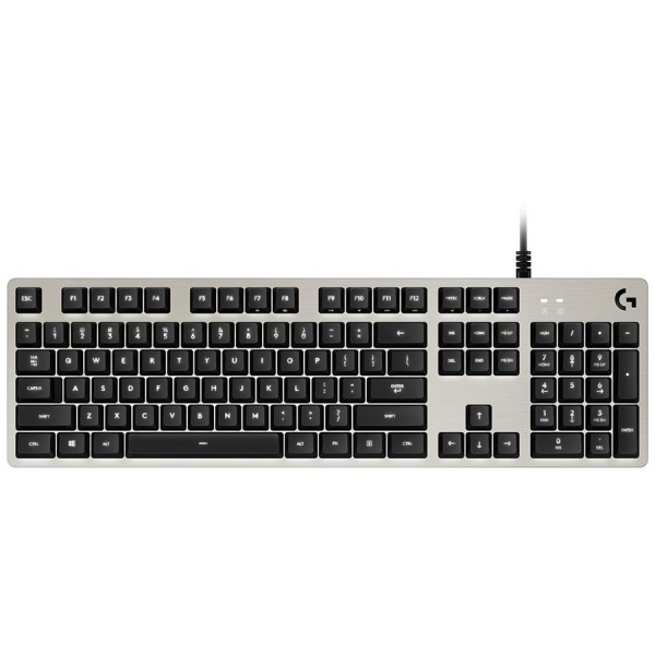 LOGITECH G413 Mechanical Gaming Keyboard - SILVER - US INTL - USB - INTNL - WHITE LED ( 920-008476 )