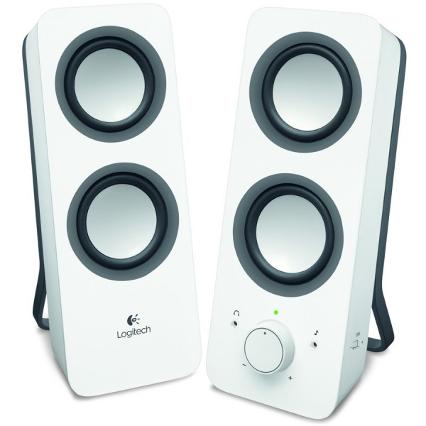 LOGITECH z200 Multimedia Speakers - SNOW WHITE - 3.5 MM - EU ( 980-000811 )