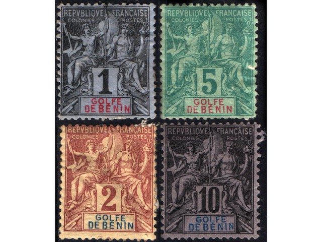 kt403gy  1893  Benin  Mi17-29(*) 4/13