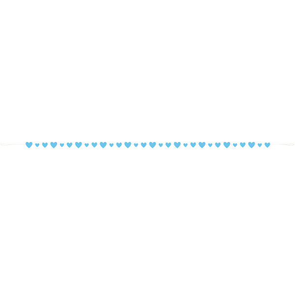 Baner plava srca