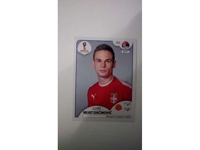 Panini FIFA 2018 Russia sličica broj 416