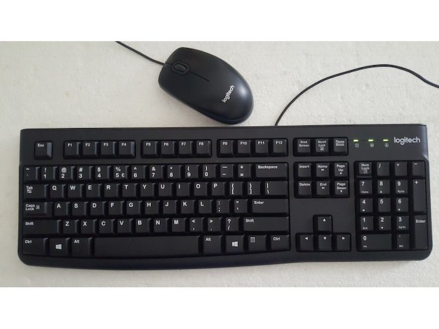 Logitech MK120 Biznis US Tastatura i Miš USB