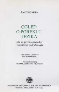 Ogled o poreklu jezika