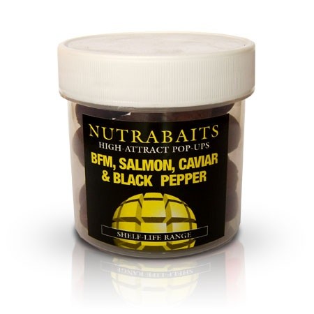 Nutrabaits – Pop Up 15mm BFM Salmon, Caviar & Black Pepper